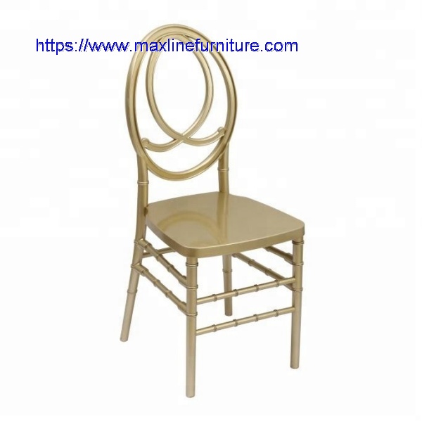 Wedding Gold Resin Phoenix Chair Hotel Chair